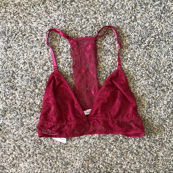 Urban Outfitters | Intimates & Sleepwear | Red Lace Bralette | Poshmark